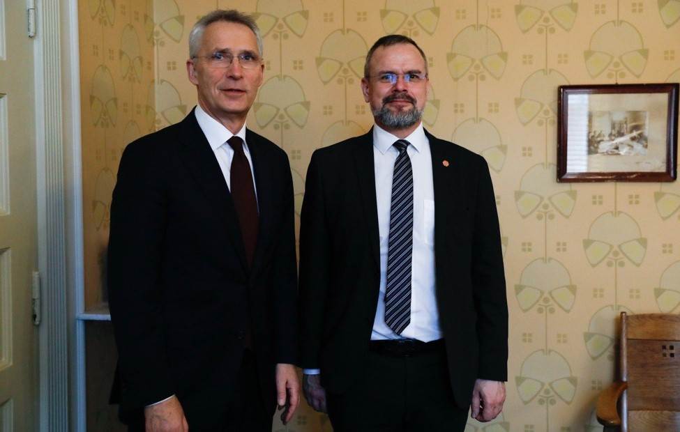 Daði Már fundaði með Jens Stoltenberg - Útvarp Saga